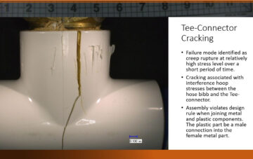 PVC Tee-Connector Failure