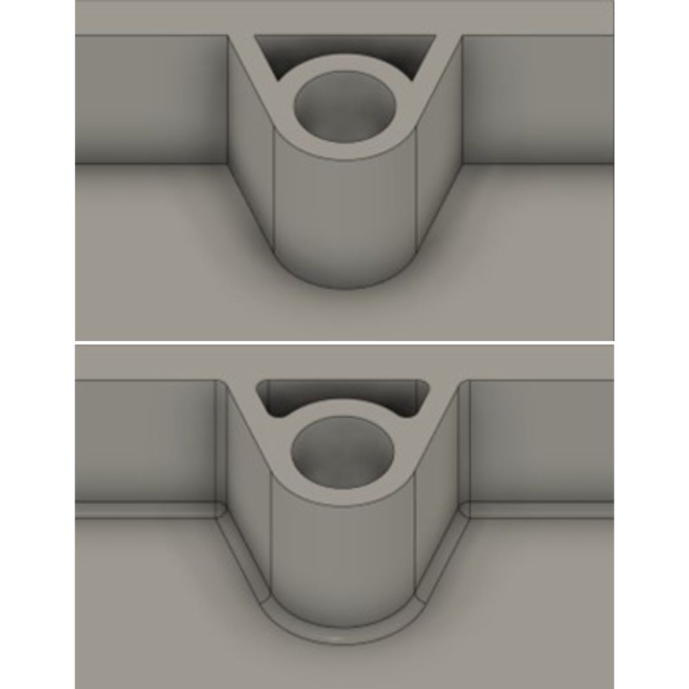 Optimizing Strength and Stiffness of a Plastic Part